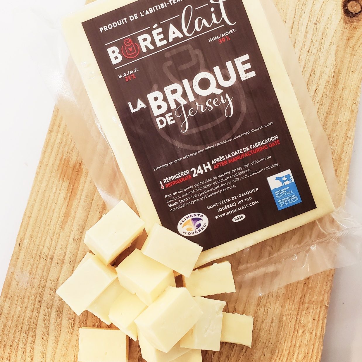 Fromage en bloc nature • Zone Amos - BORÉALAIT